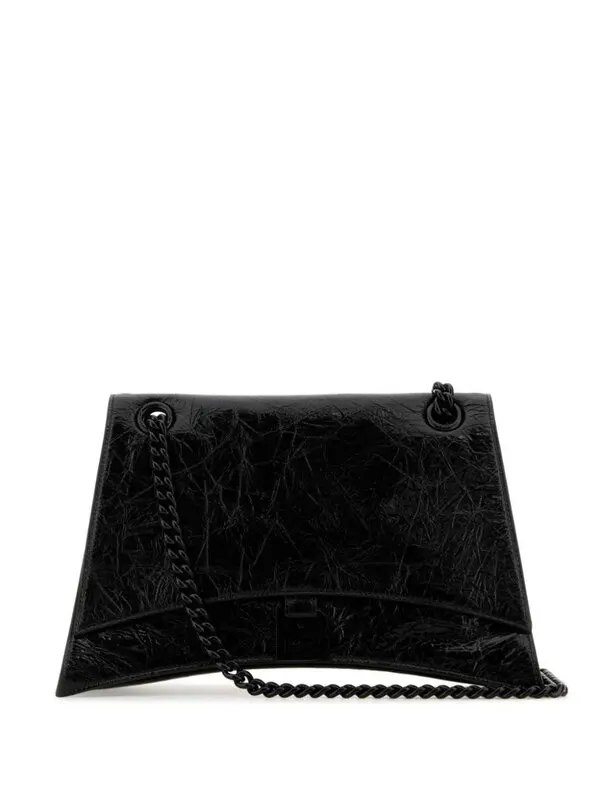 Balenciaga Crush Shoulder Bag - Black