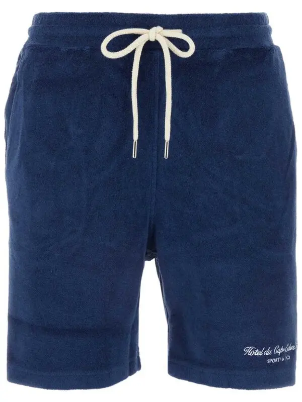 SPORTY & RICH Logo-print Shorts