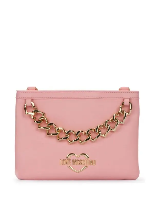 Moschino Logo-plaque Tote - Pink