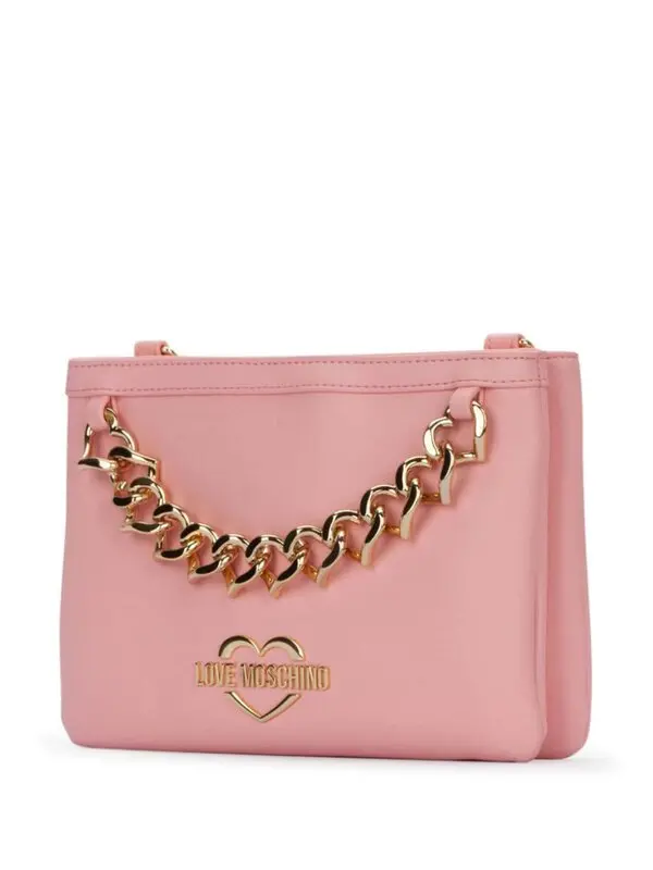 Moschino Logo-plaque Tote - Pink