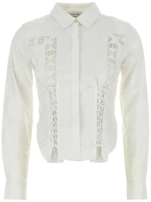 MARINE SERRE Corset-style Shirt