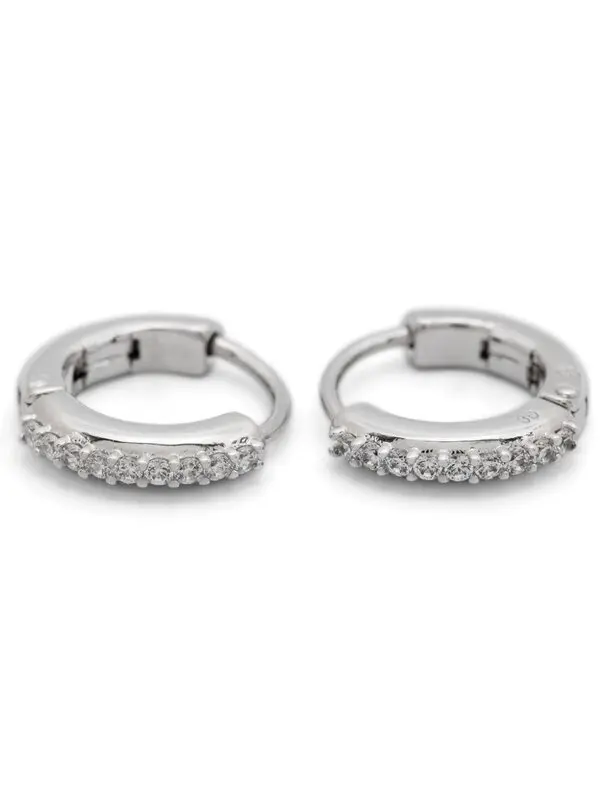 SWAROVSKI Matrix Hoop Earrings