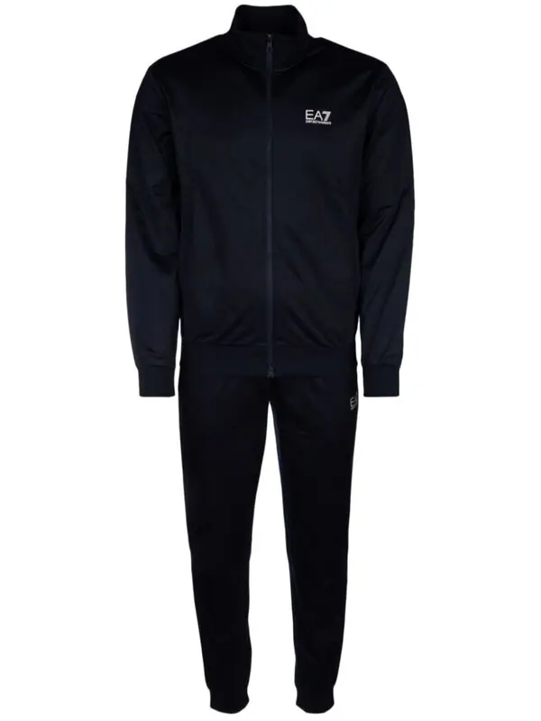 EA7 Logo-chest Tracksuit Set - Blue