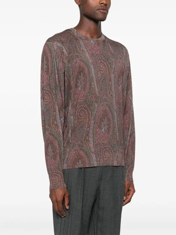 Etro Paisley-jacquard Sweater