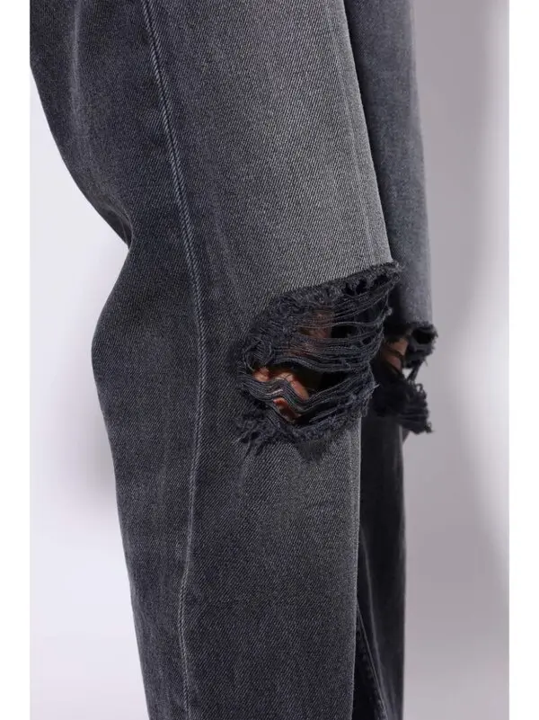 Rhude Distressed Straight Leg Jeans