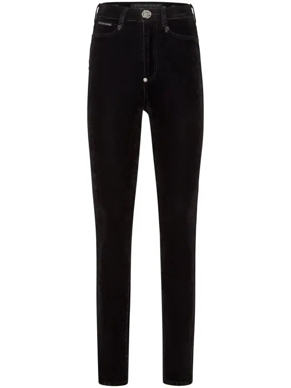 Philipp Plein Logo-appliqué Skinny Jeans