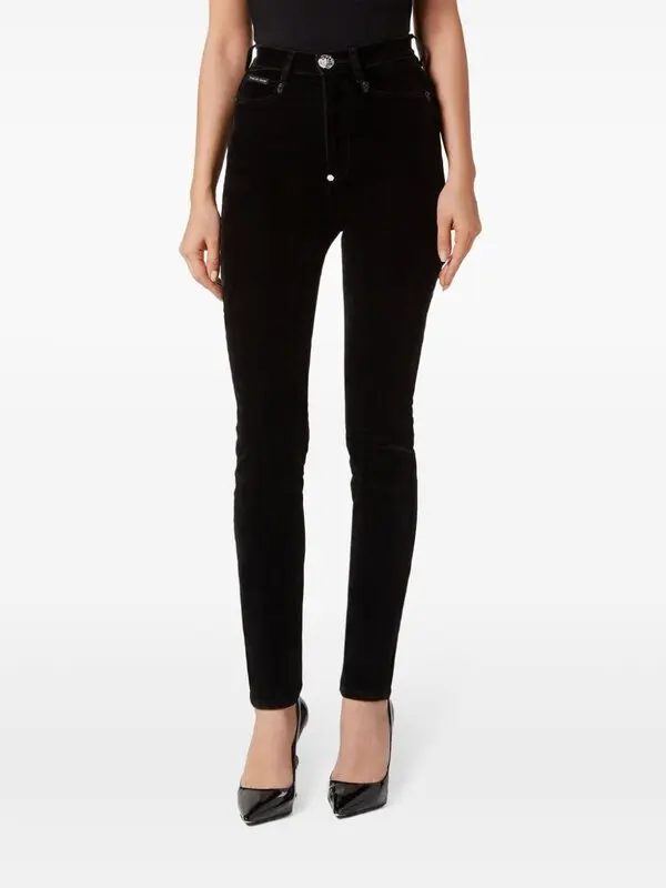 Philipp Plein Logo-appliqué Skinny Jeans