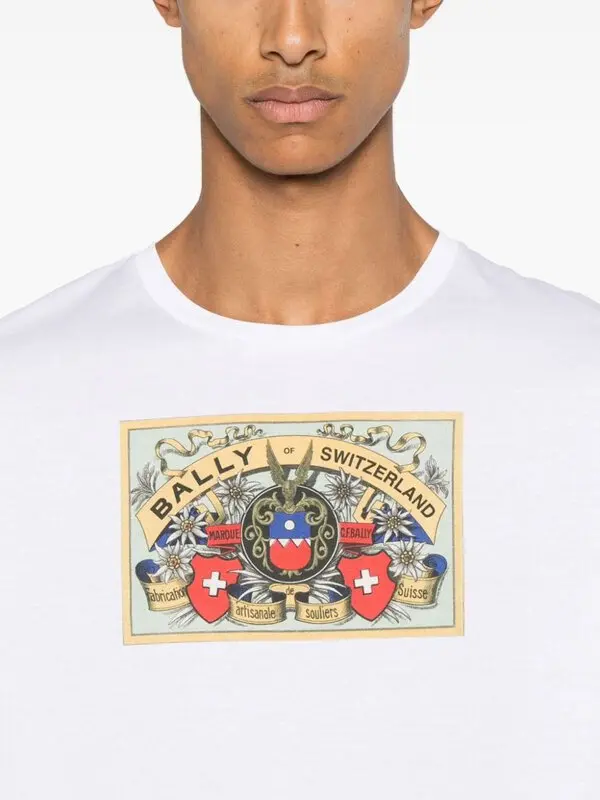 Bally Crest-print T-shirt