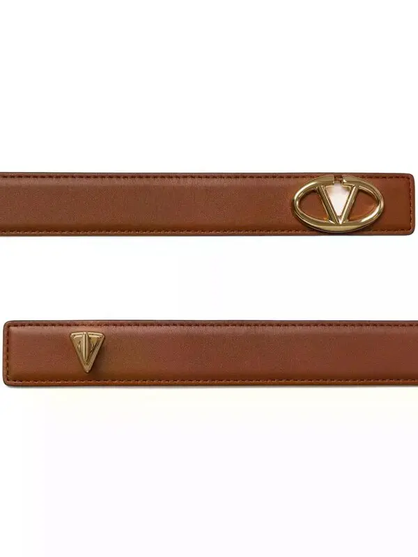 Valentino Garavani 30mm Vlogo The Bold Edition Belt - Brown
