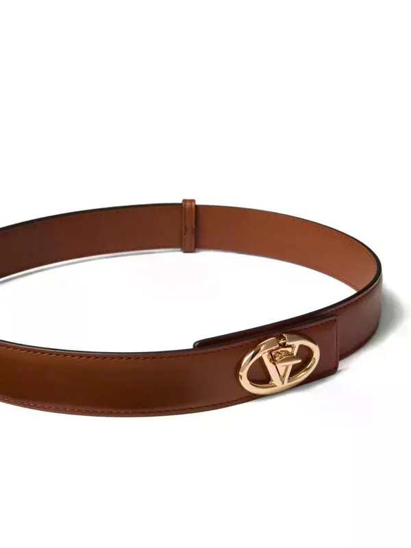 Valentino Garavani 30mm Vlogo The Bold Edition Belt - Brown