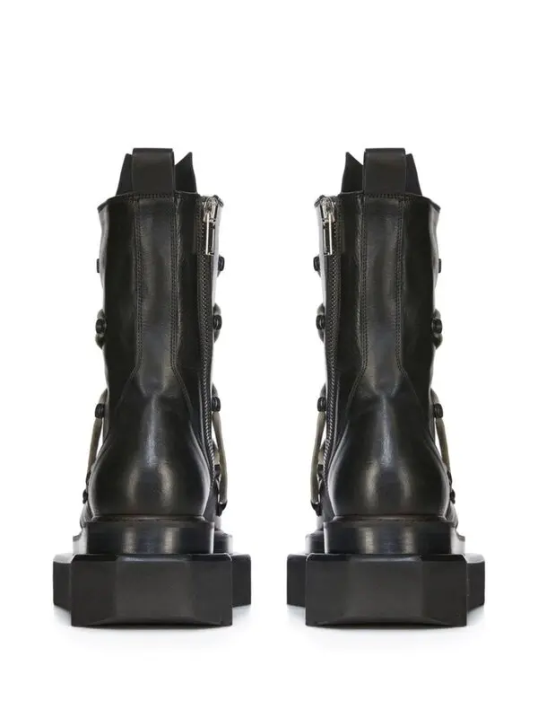 Rick Owens 【MEGALACE TURBO CYCLOPS】 Rick Owens Megalace Turbo Cyclops Boot In Black - 6% Off