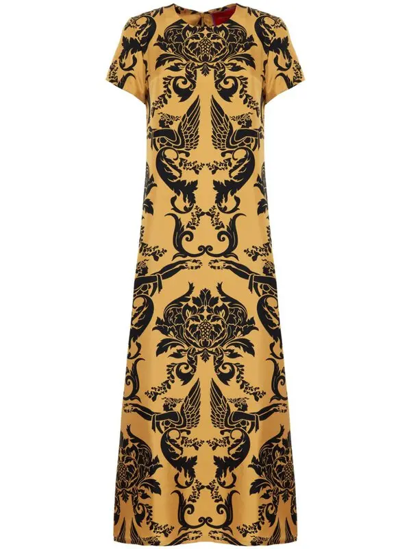 La DoubleJ Swing Dress - Gold