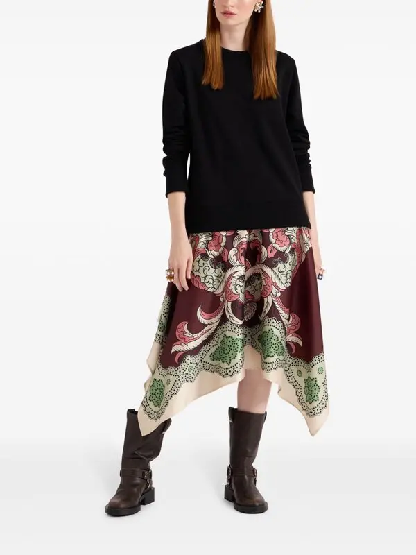 La DoubleJ Sporty Foulard Dress - Black