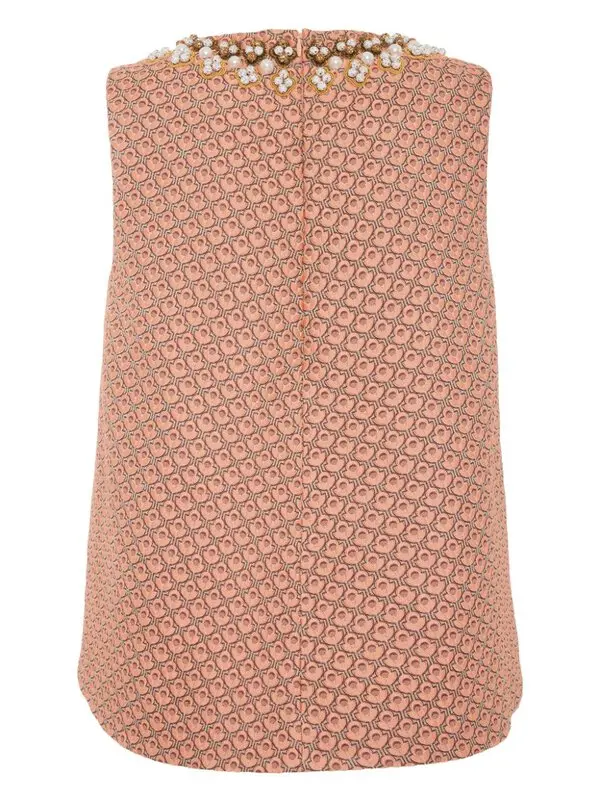 La DoubleJ La Scala Embroidered Top