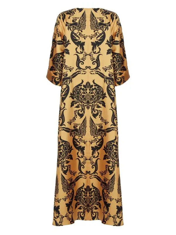 La DoubleJ Muumuu Dress - Gold