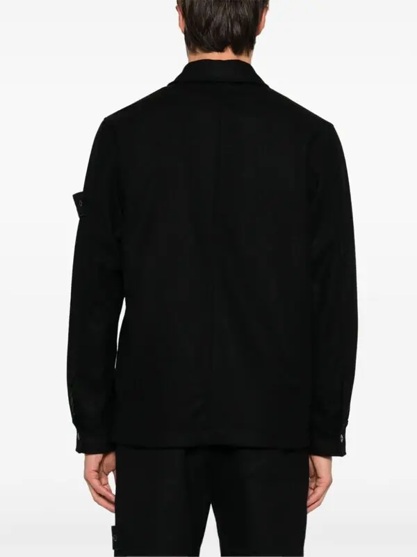 Stone Island Compass-patch Shirt Jacket