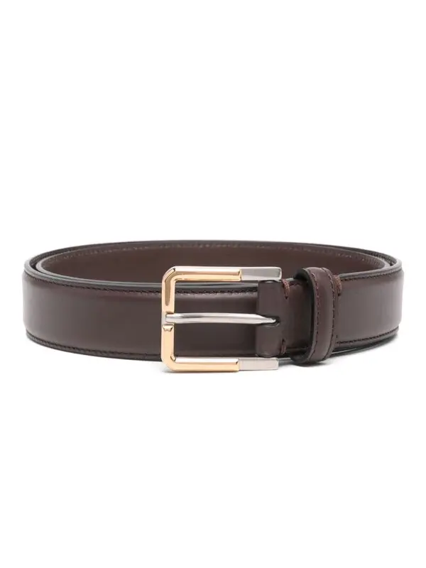 Etro Leather Belt - Brown