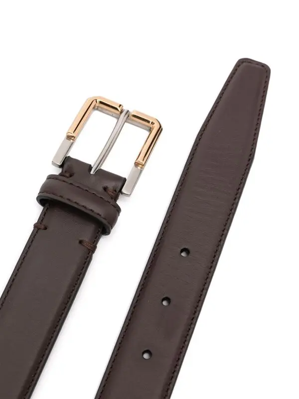 Etro Leather Belt - Brown