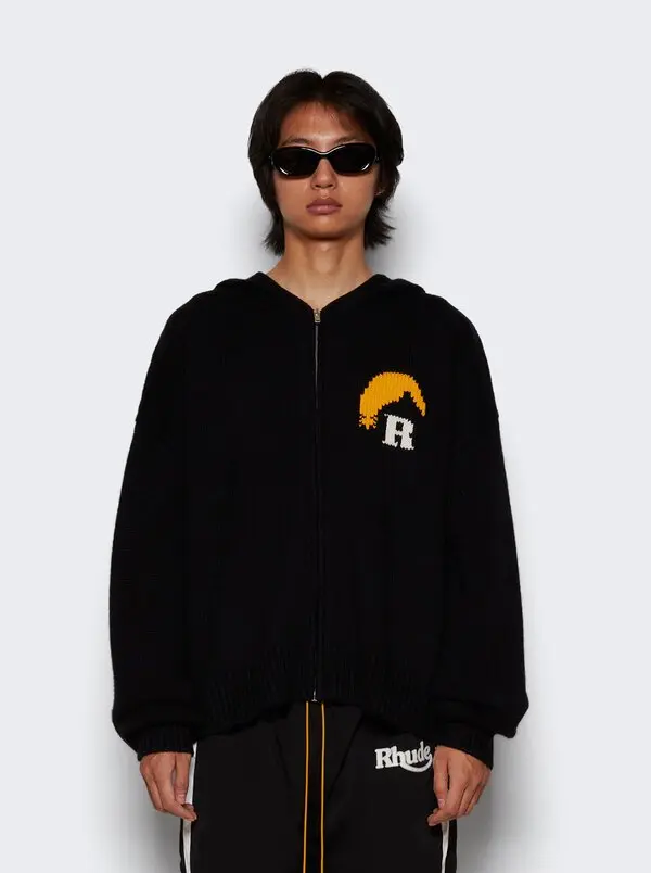 Rhude Moonlight Knit Zip-up Hoodie