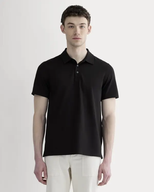Everlane Startup Polo Tshirt - Black