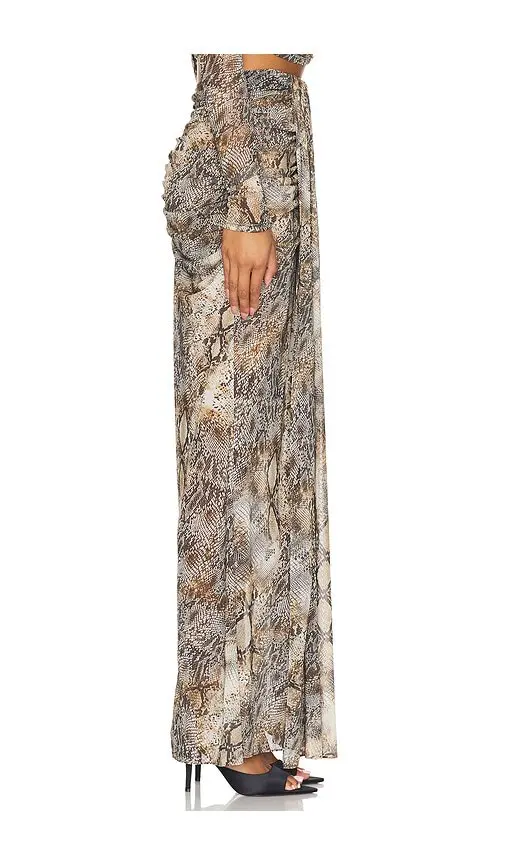 Lapointe Mesh Draped Skirt