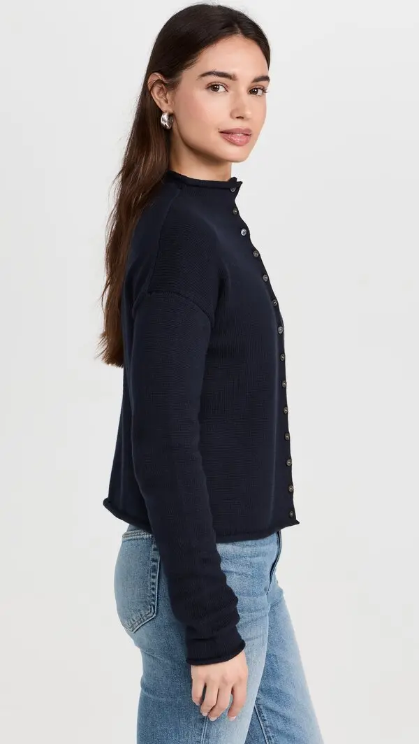 ALEX MILL Taylor Cardigan - Navy