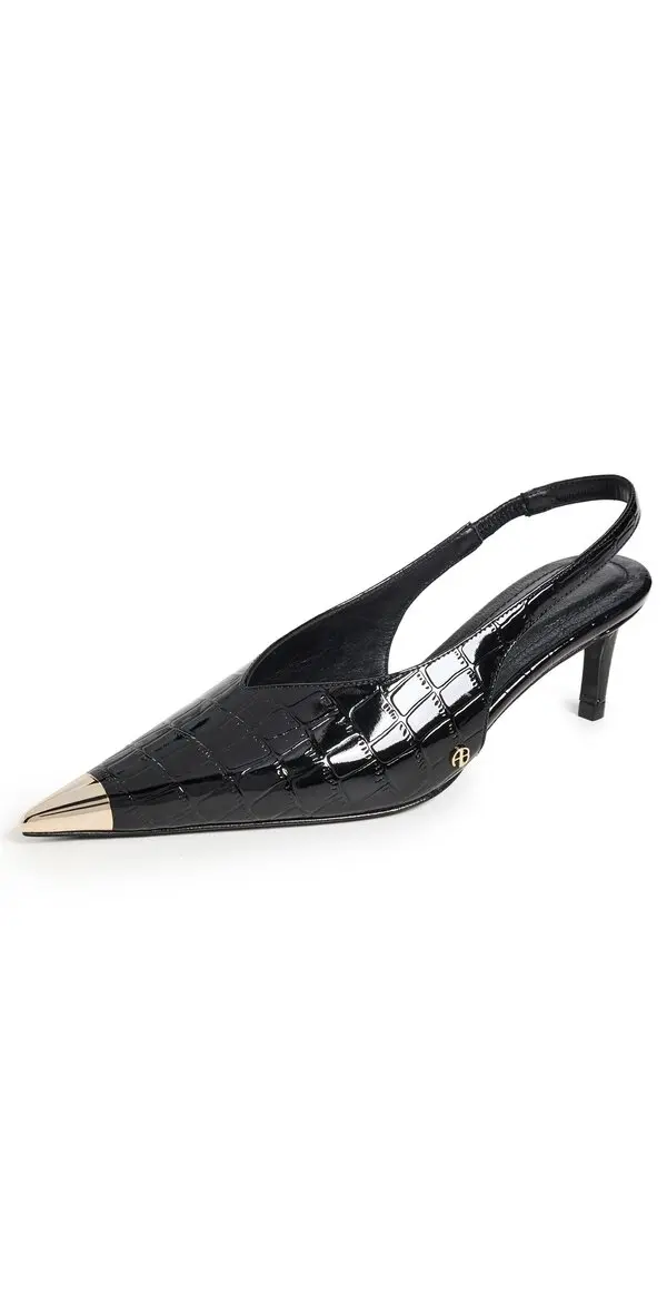 ANINE BING Nina Slingback Heels