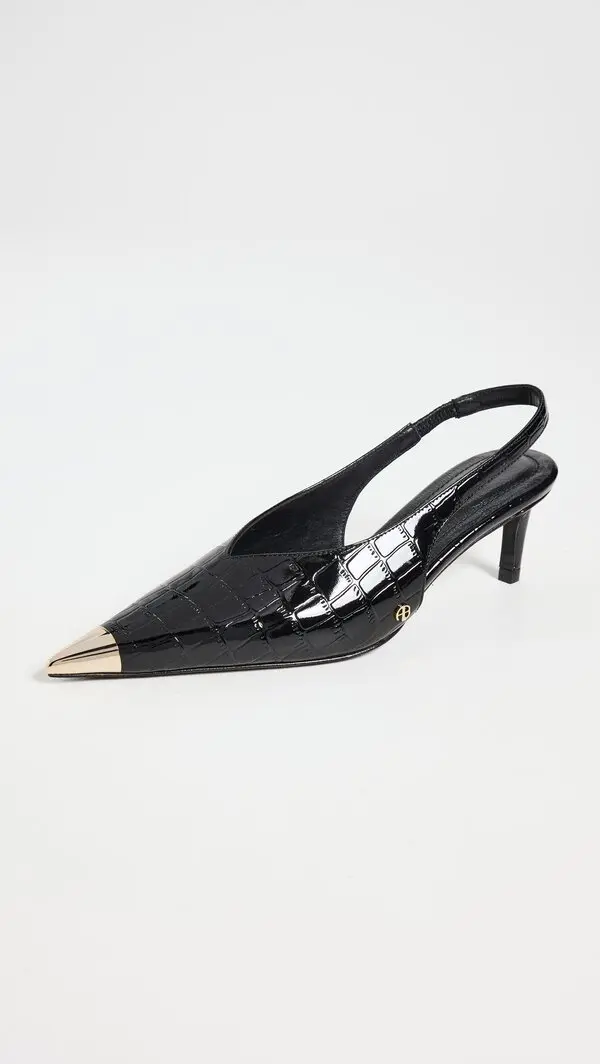 ANINE BING Nina Slingback Heels