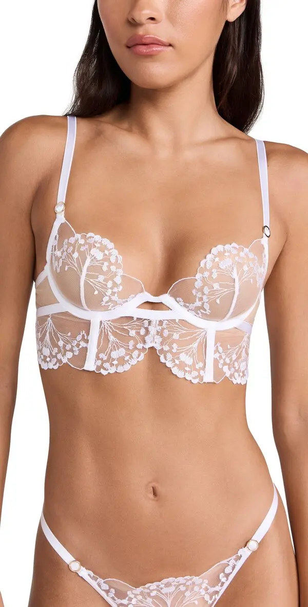 Bluebella Marisa Wired Bra - White/sheer