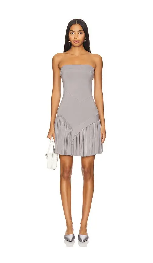 Belle Anna Lucile Mini Dress In Stone - 34% Off | Editorialist