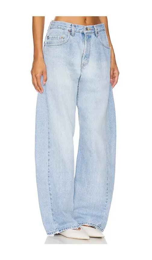 ALIGRACE Vintage Barrel Wide Leg Jeans