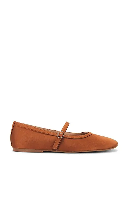 TONY BIANCO X Melany Flat - Chocolate Satin