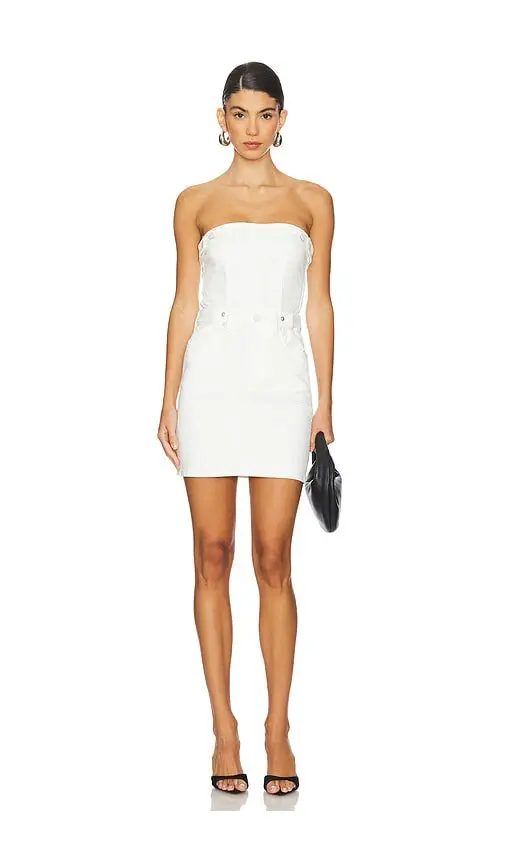 Good American Tube Mini Dress In Cloud White001 - 72% Off | Editorialist