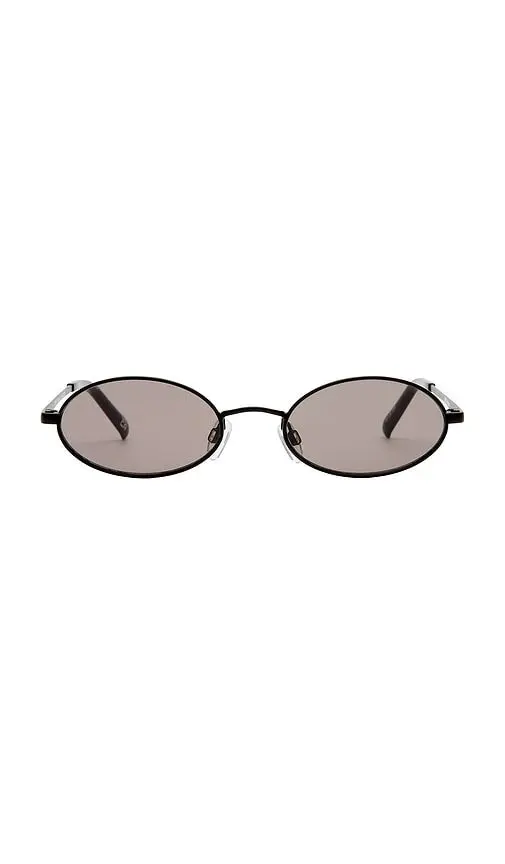 Le Specs Love Train Sunglasses - Matte Black & Merlot Mono