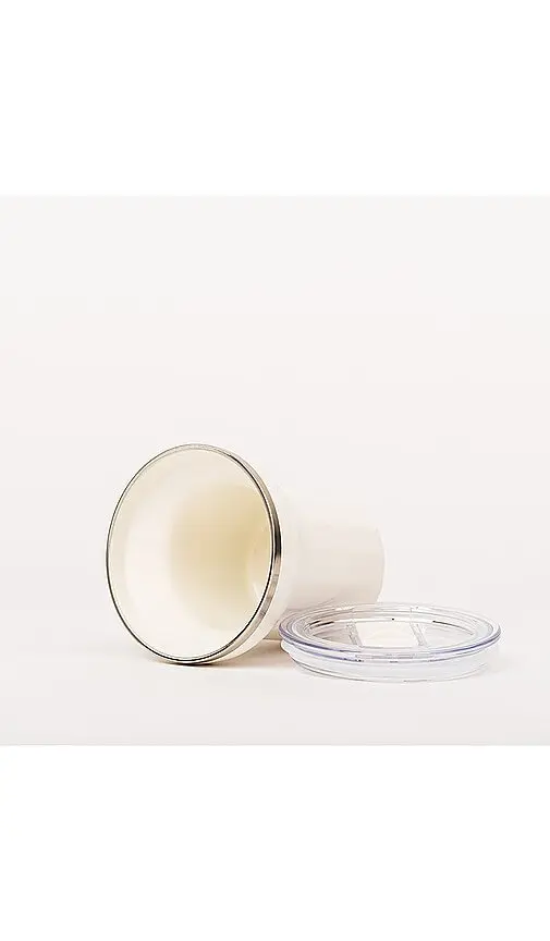 BUSINESS & PLEASURE Hemingway Drinkware Coupe In White - Antique White