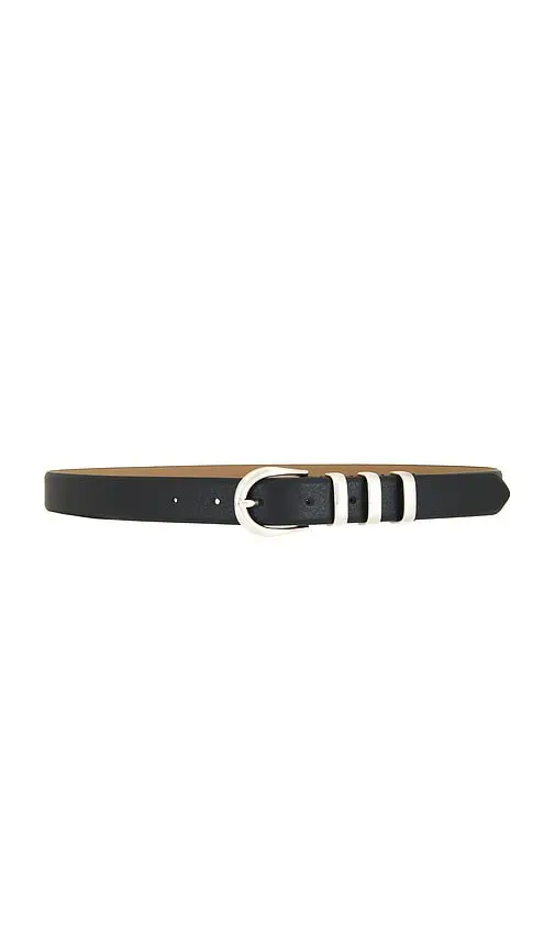 B-low The Belt Kad Belt - Black & Silver