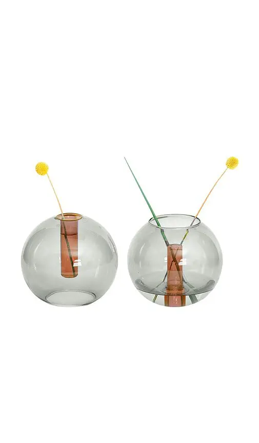 BLOCK Medium Bubble Vase In Grey