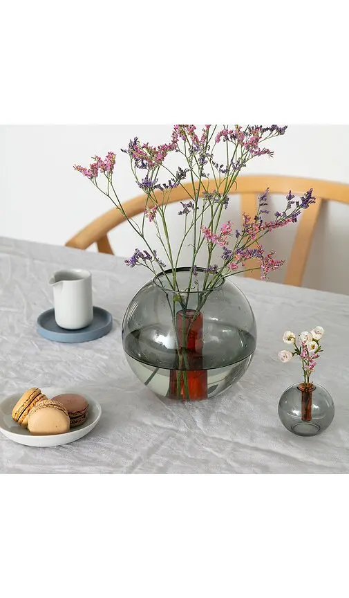 BLOCK Medium Bubble Vase In Grey