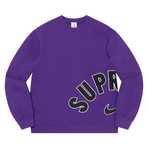 Supreme X Nike Arc Crewneck - Purple