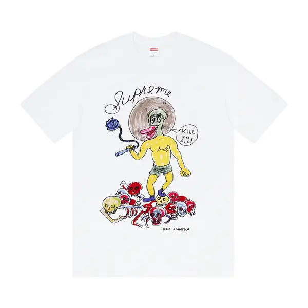 Supreme X Daniel Johnston Kill Em All Tee - White