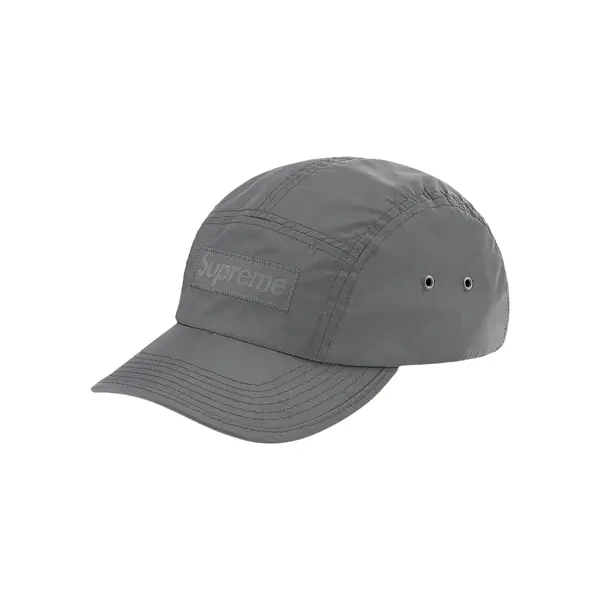 Supreme Reflective Camp Cap - Black