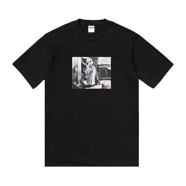 Supreme X Mike Kelley Hiding From Indians Tee - Black
