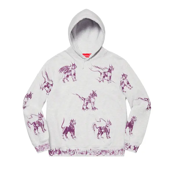 Supreme Animals Hooded Sweatshirt - Grey