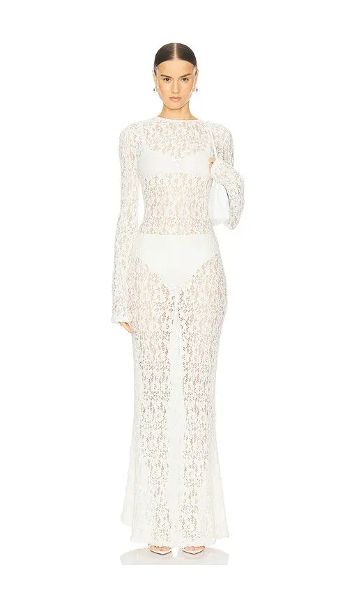 L'academie Kayden Lace Maxi Dress