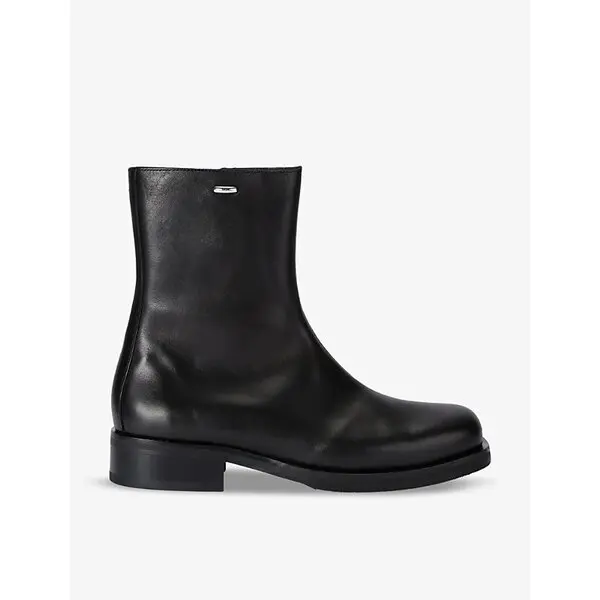 Our Legacy Camion Leather Ankle Boots - Black