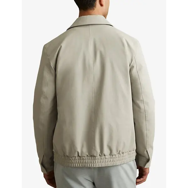 REISS Regular-fit Zip-up Harrington Jacket