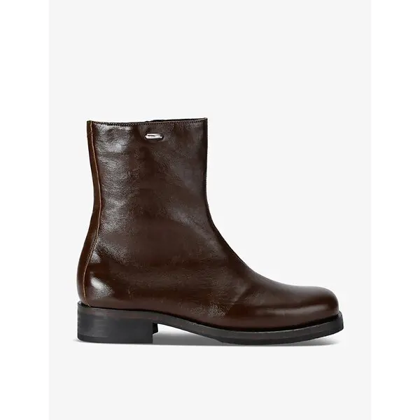 Our Legacy Camion Leather Ankle Boots - Brown