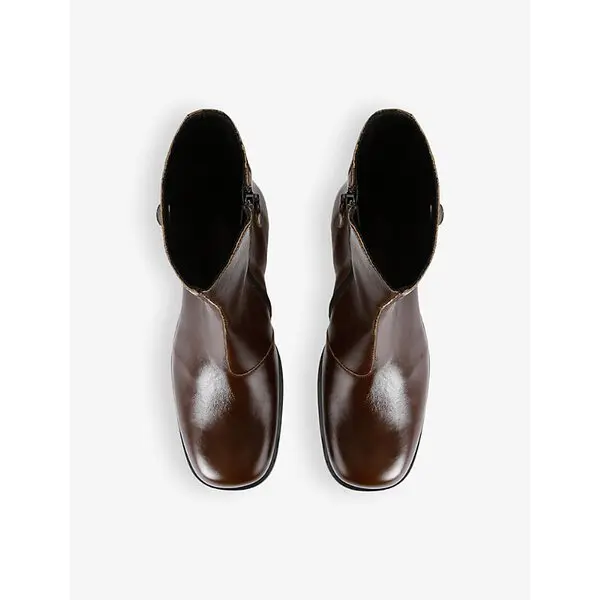 Our Legacy Camion Leather Ankle Boots - Brown