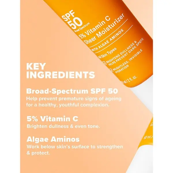 Paula'S Choice 5% Vitamin C Sheer Moisturiser Spf 50
