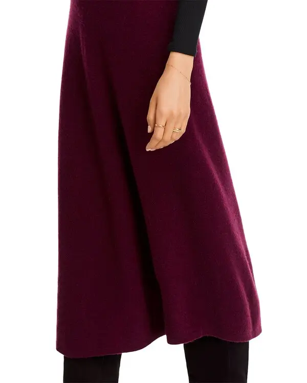 Bloomingdale'S Midi Skirt - Heather Burgundy